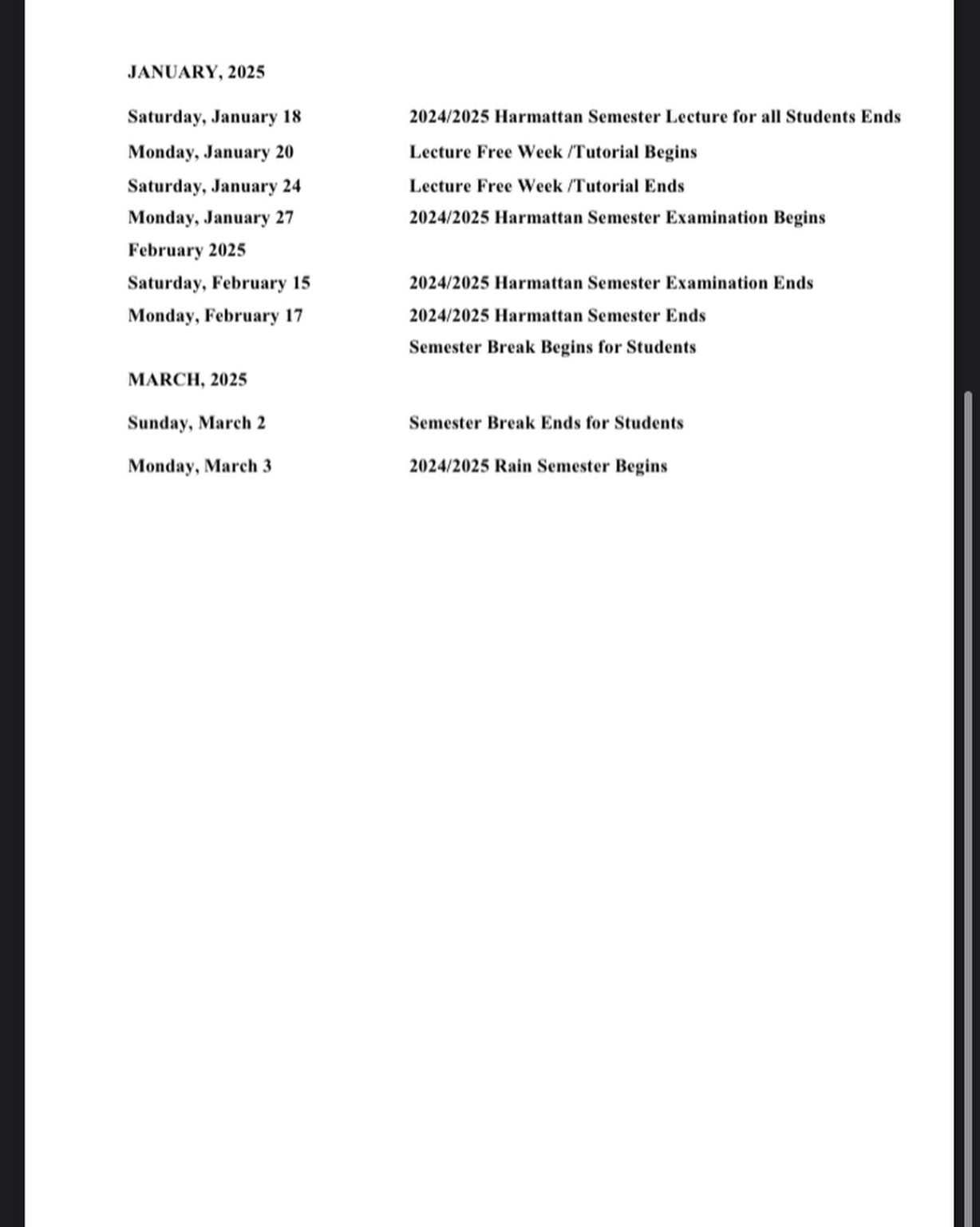 LADOKE AKINTOLA UNIVERSITY OF TECHNOLOGY (LAUTECH) RELEASES HARMATTAN ...