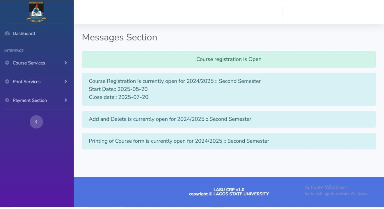 LASU GRANTS 7TH DEADLINE EXTENSION FOR 2024/2025 FULL-TIME ...